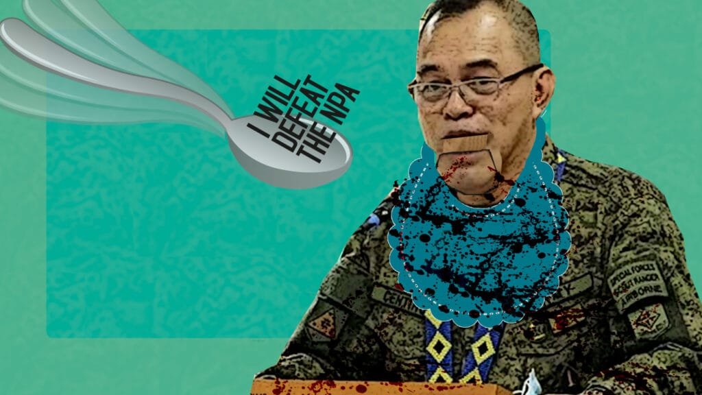 Gen. Centino will eat his words