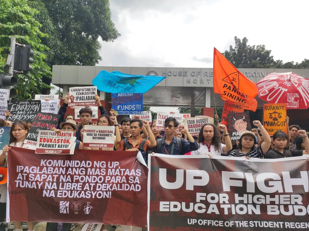 Dagdg-badyet para sa UP System, mga SUC, panawagan ng mga estudyante